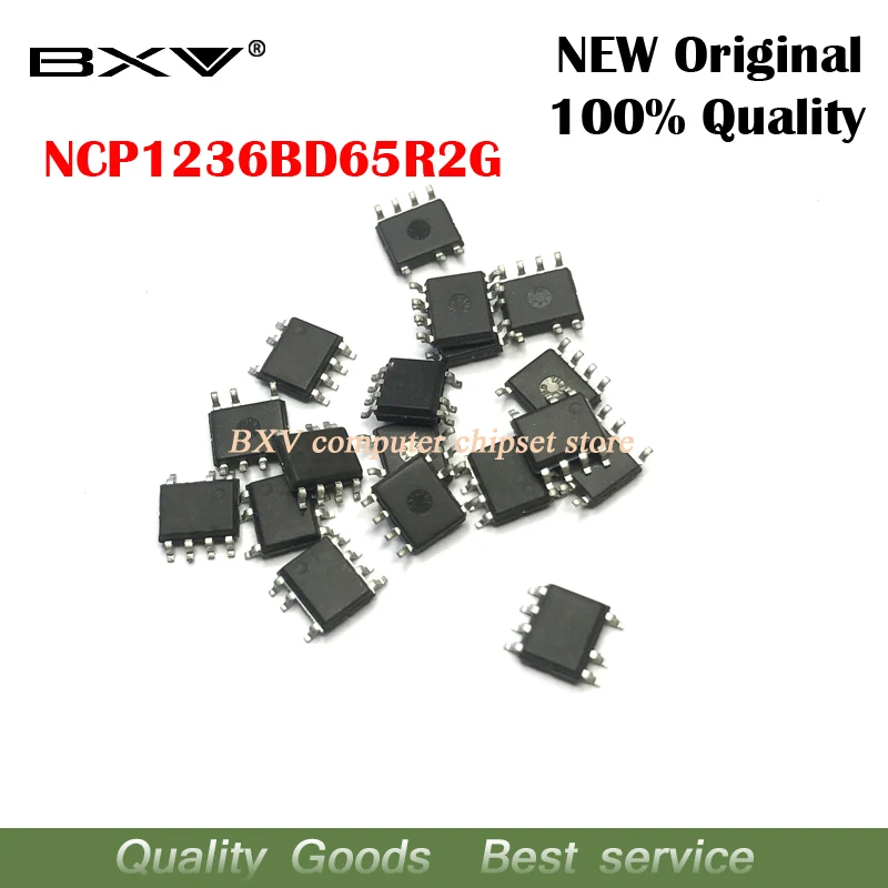10 개/몫 ncp1236bd65r2g ncp1236bd65 ncp1236 36bd65 sop 7 플라이 백 cverters 용 ctroller 고정 주파수 전류 모드 ...