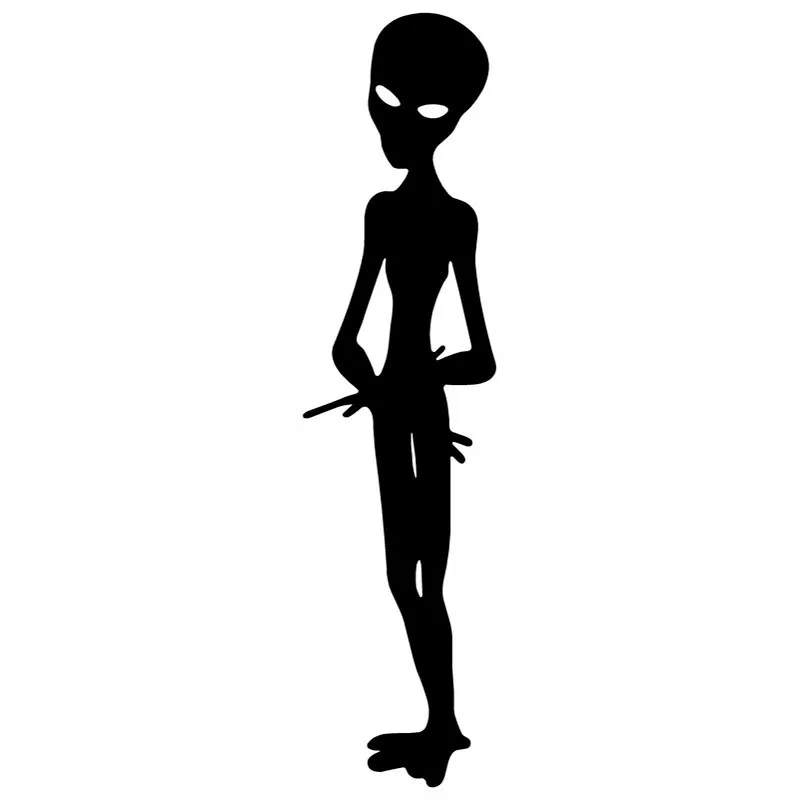 3.6*15CM ALIEN Car Sticker Decals Cartoon Fun Car Decoration ...