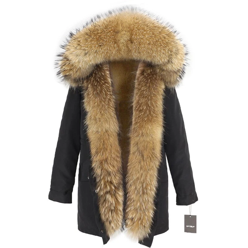 Oftbuy Waterproof Long Parka Winter Jacket Oftbuy Fur Lined Parkas