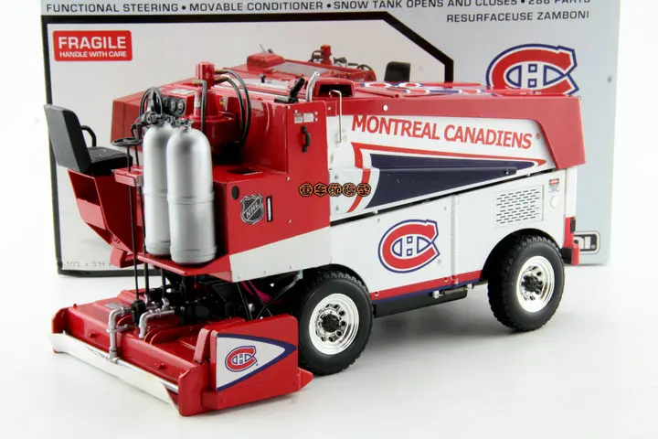 The Original 1:18 Nhl Zamboni 500 Ice Snow Plow Cleaning Car Model Car ...