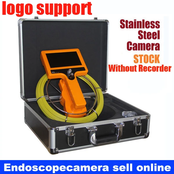 20m Hand Held Pipe Wall Inspection Camera Snake Underwater Sewer Drain ...