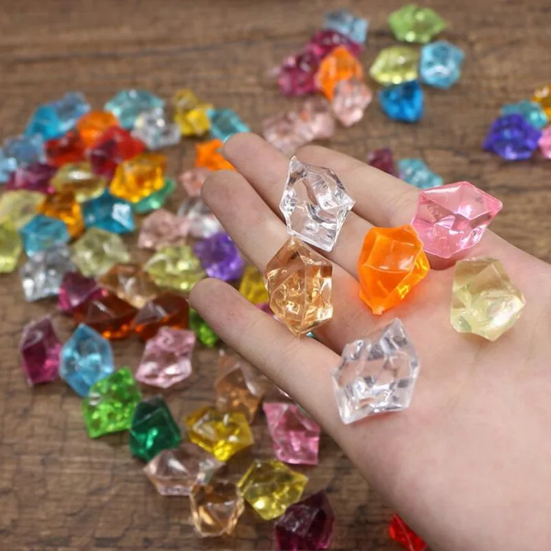 Colorful Creative fake ice grain home decoration fake ice cubes acrylic ...