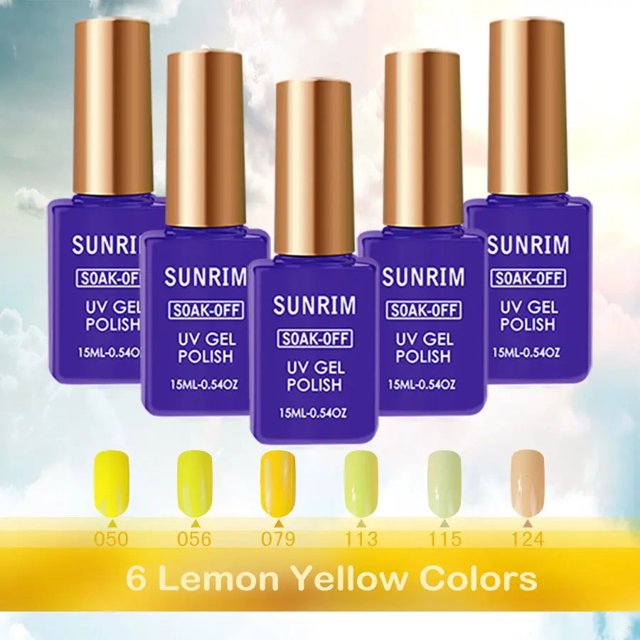 162 Colors Gel Nail Polish UV Gel Polish Long lasting Soak off LED UV ...