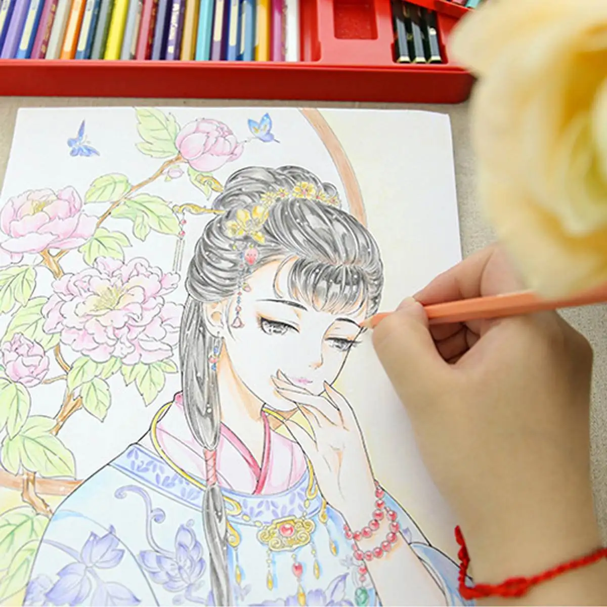 Chinese Coloring Book Line Sketch Painting Drawing Book for Adult ...