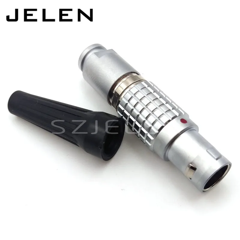 LEMO connector 2 pin plug. FGG.1B.302.CLAD LEMO 1B 2pin Metal plug self ...