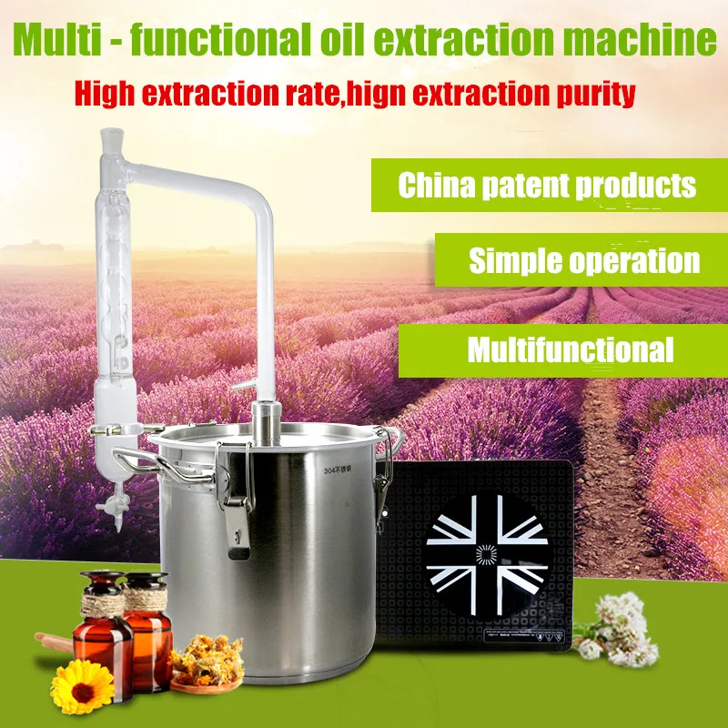 Home & Bar Tools 10L Essential Oil Distiller DIY Rose Hydrosol Machine ...