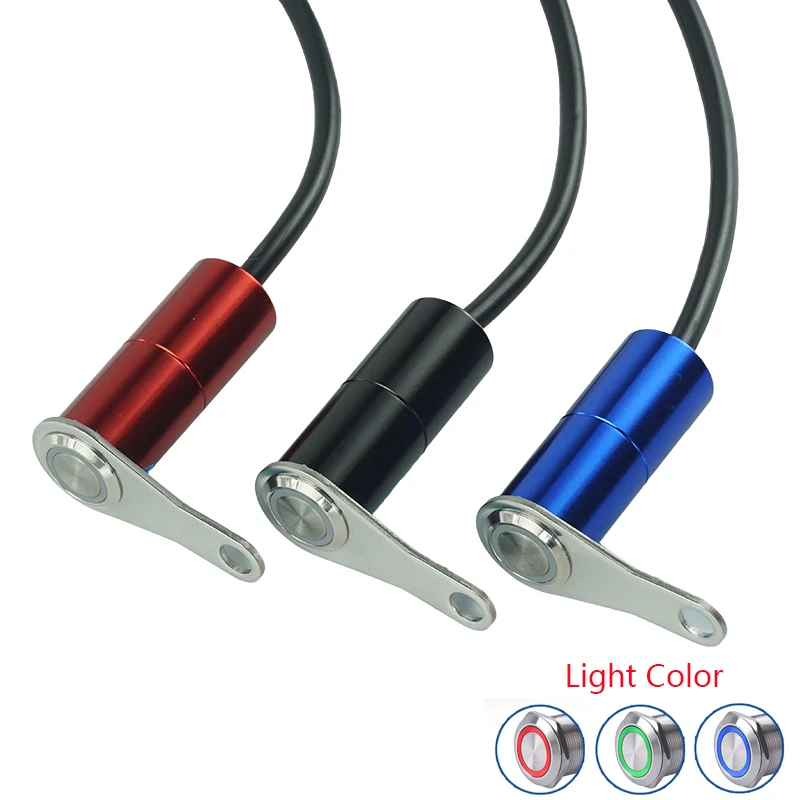 LED Motorcycle Switch Handlebar Adjustable Mount Waterproof ON OFF ...