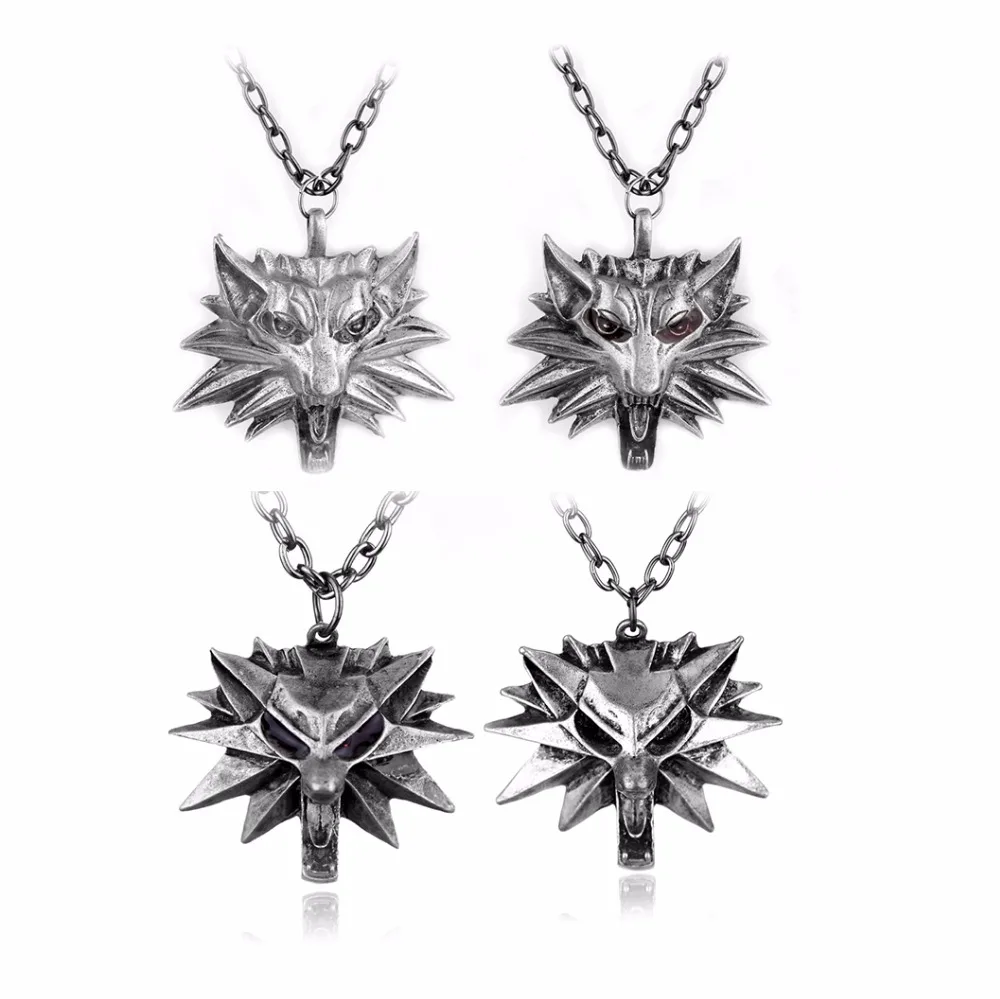 The Witcher 3 Medallion Pendant and Chain Necklace Pendant The Wild ...
