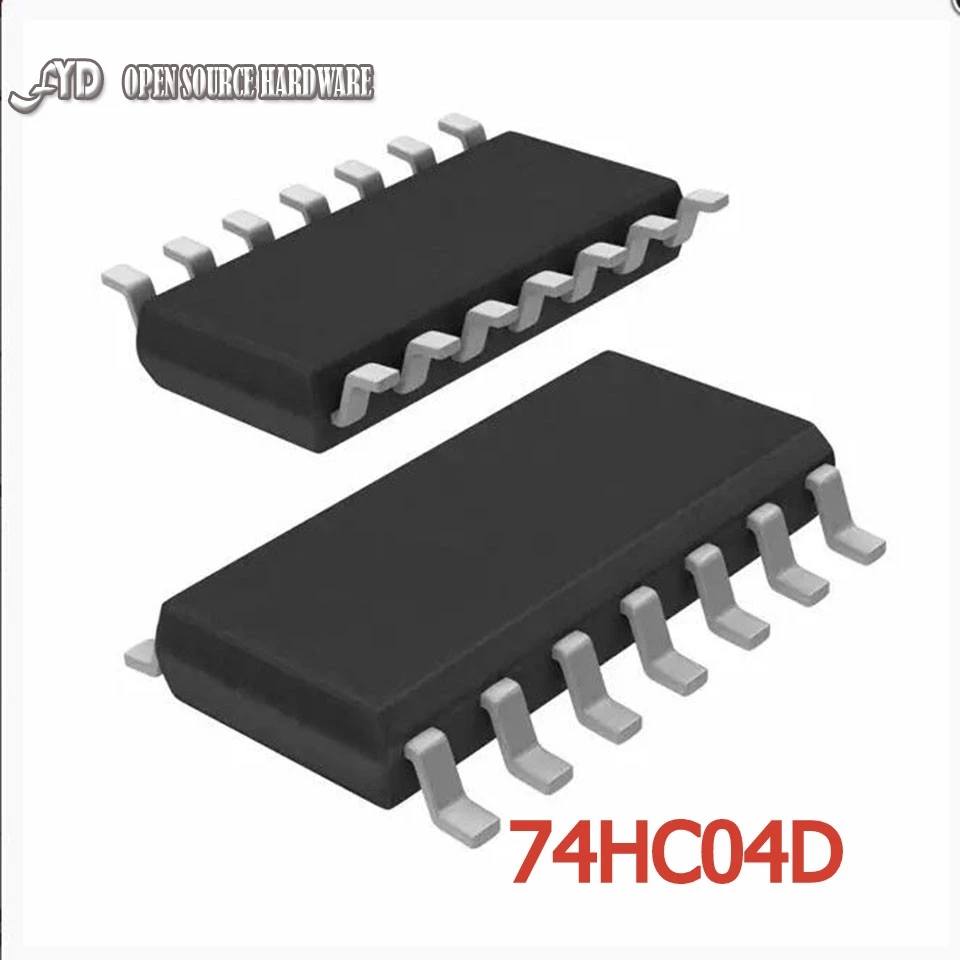 20PCS 74HC04D SOP14 74HC04 SOP SN74HC04DR SMD IC INVERTER HEX TTL/LSTTL ...