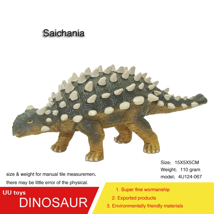 Hot toys figure Jurassic Saichania Plastic Dinosaur Toys Model Action ...