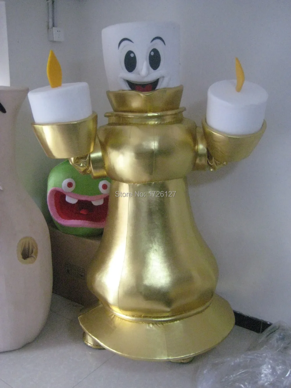 Disfraz-personalizado-de-mascota-candelabro-disfraz-de-anime-disfraz-de ...