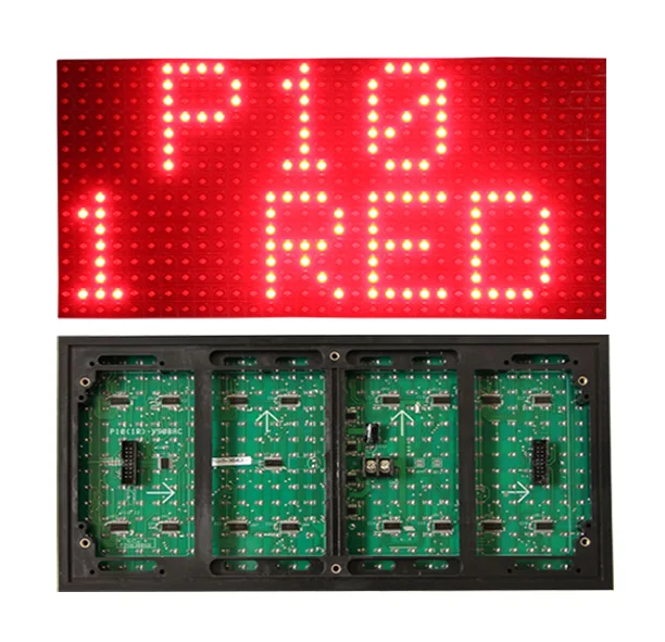 P10 outdoor waterproof single Red White Blue GreenYellow color ...