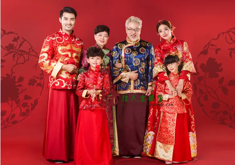 Traditional Chinese Family Portrait