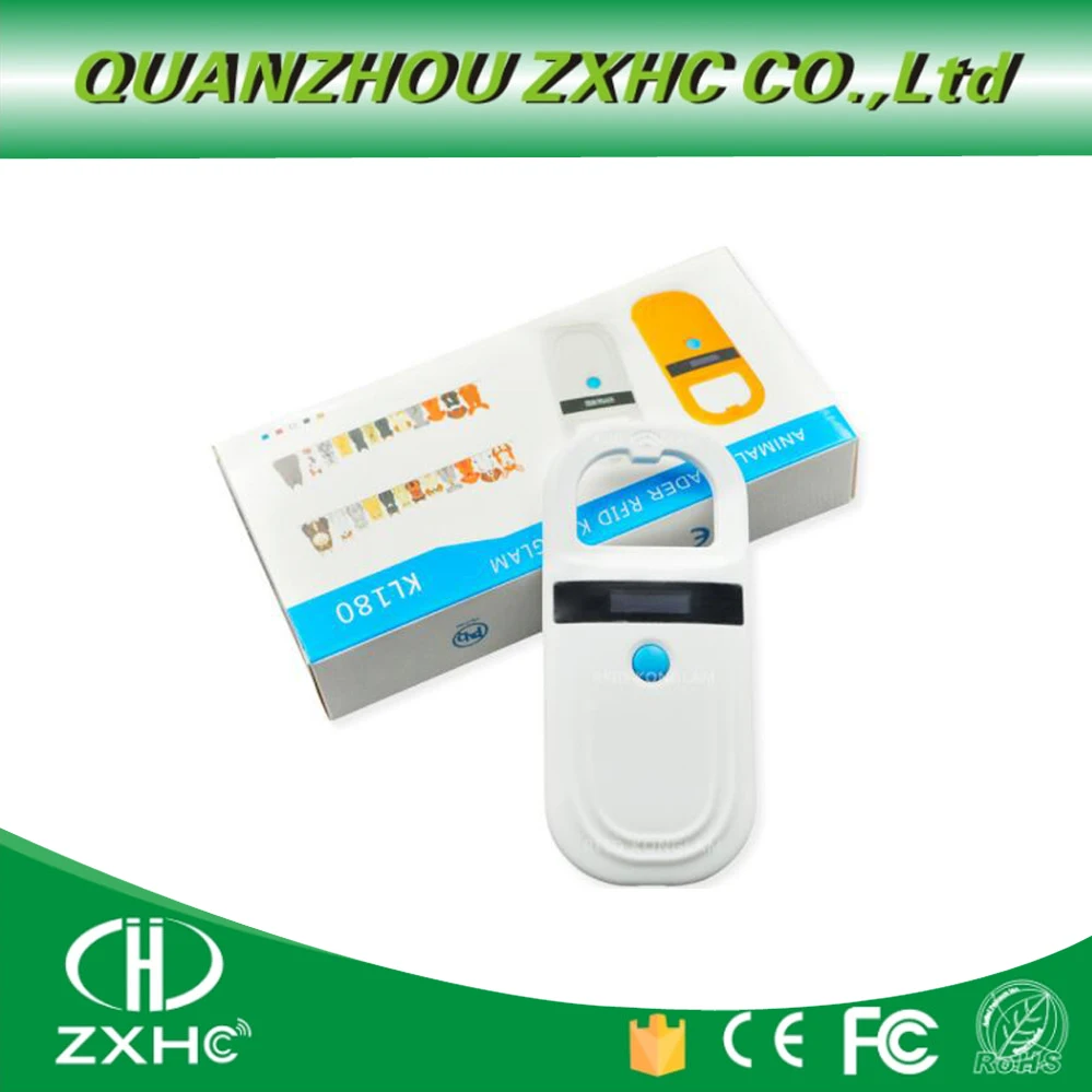 New Animal handheld card reader RFID 134.2Khz pet chip scanner ...