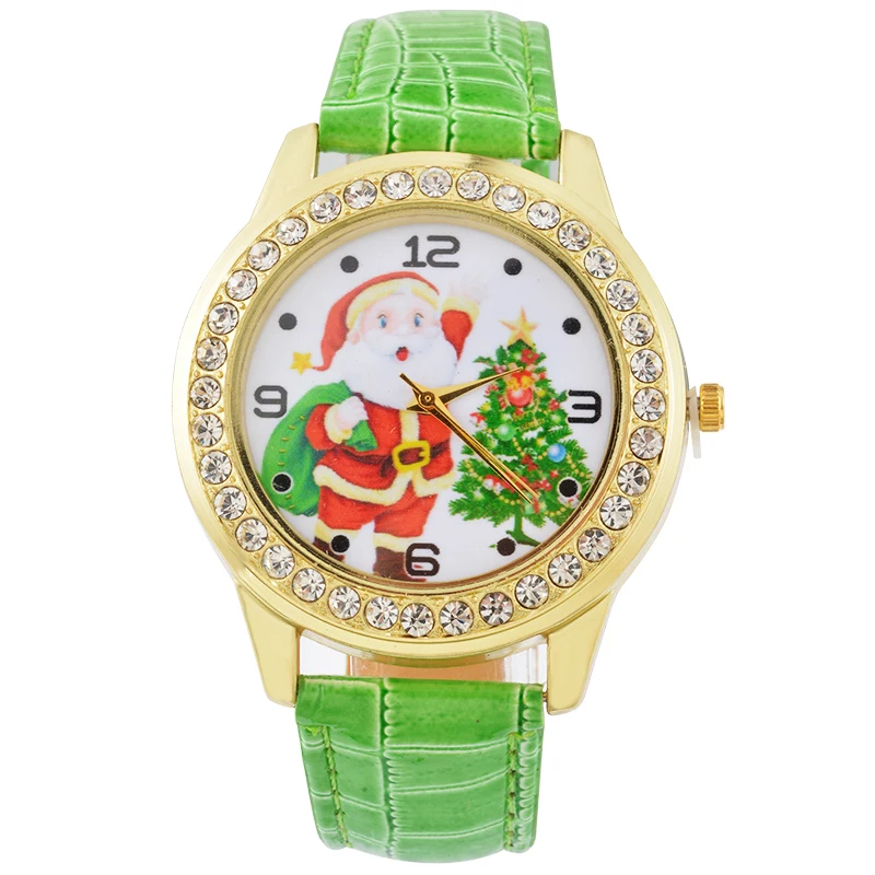 MJARTORIA 2018 Christmas Old Men Tree Watches Women Clock Ladies Watch ...