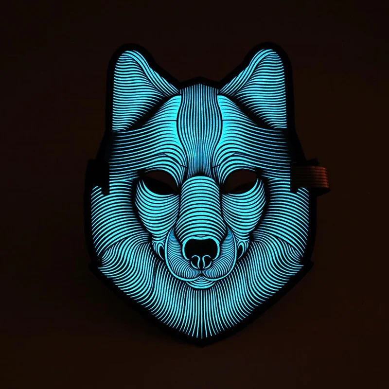 New arrival el sound activated panel mask high quality for led party ...