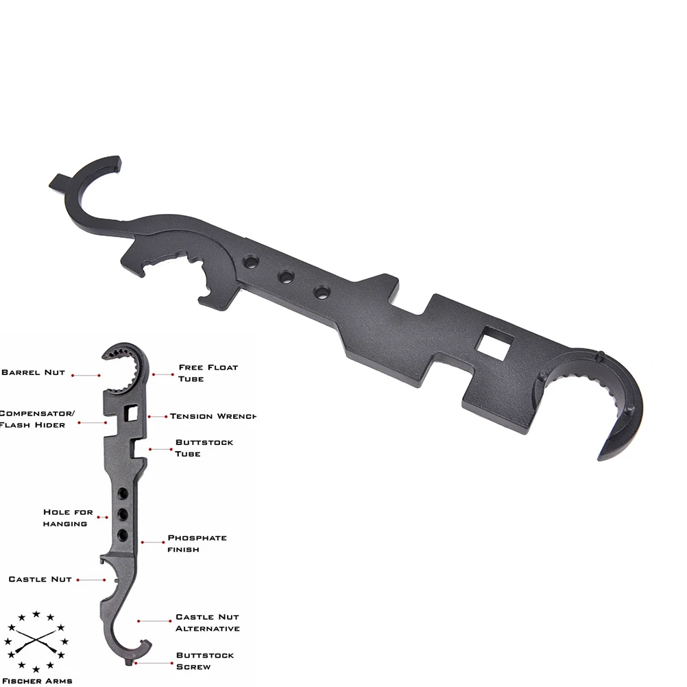 Hunting Gun Accessories AR 15/M4 Steel Armorer's Wrench for Removal and ...