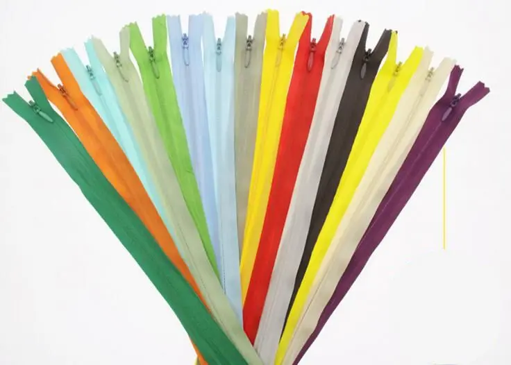 Zipper #3 20ชิ้น/ล็อตผสมสีไนลอนซิปเครื่องแต่งกายกระเป๋า Tailor อุปกรณ์ ...