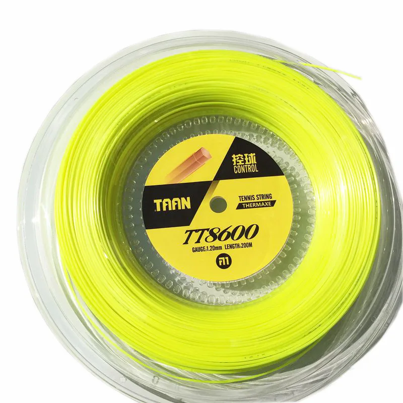 1-Reel-TAAN-TT8600-Control-corde-da-Tennis-poliestere-6-angoli-corde ...