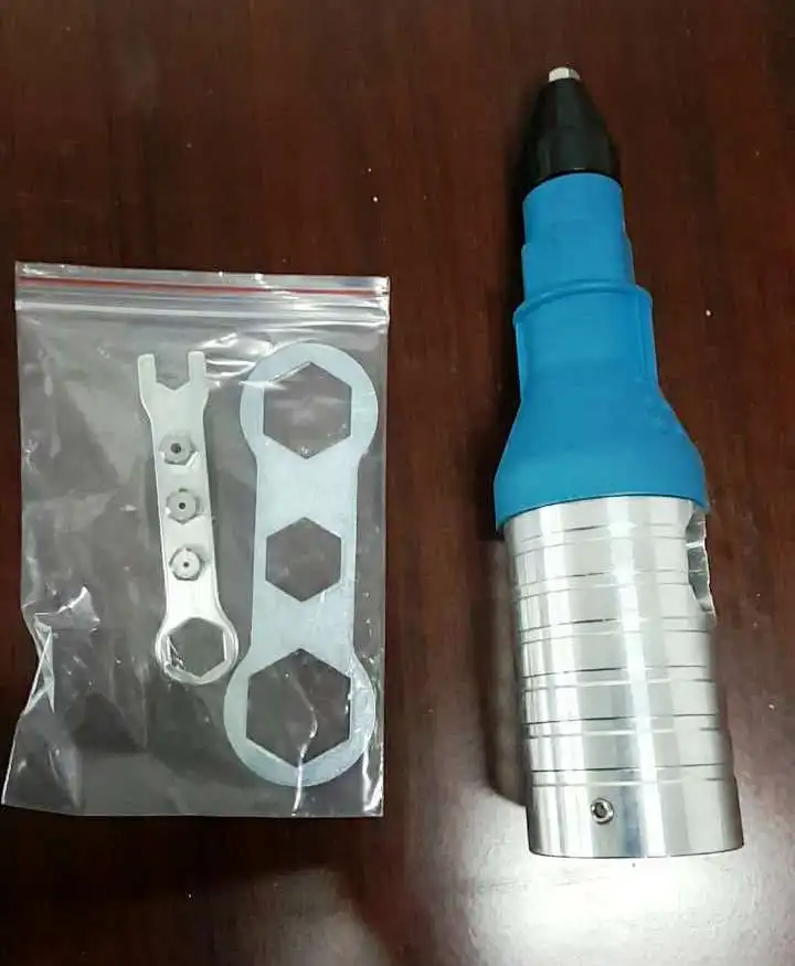 3/16" Riveter Adapter With Aluminum Tube For Electric Drill And Battery ...