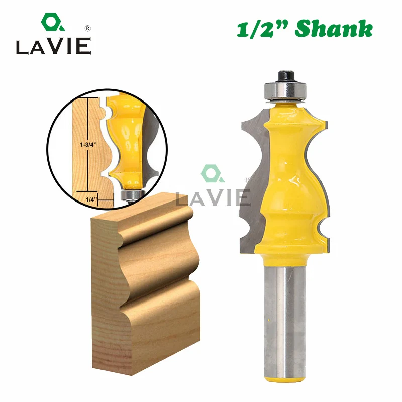 LAVIE-1pc-12MM-1-2-Shank-Architectural-Molding-Router-Bit-Line-Fish ...
