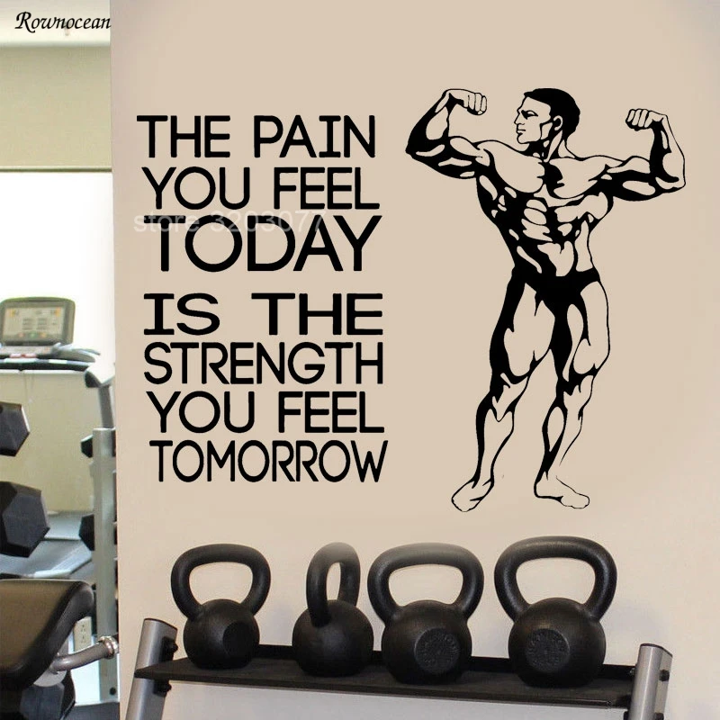 Wall Decals & Murals The pain you feel today is the strength you feel ...