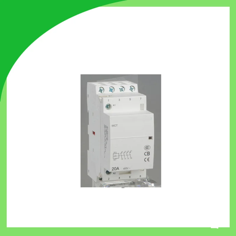 4P Modular contactor 20A 230V for house holding 2NO 2NC for electrical ...
