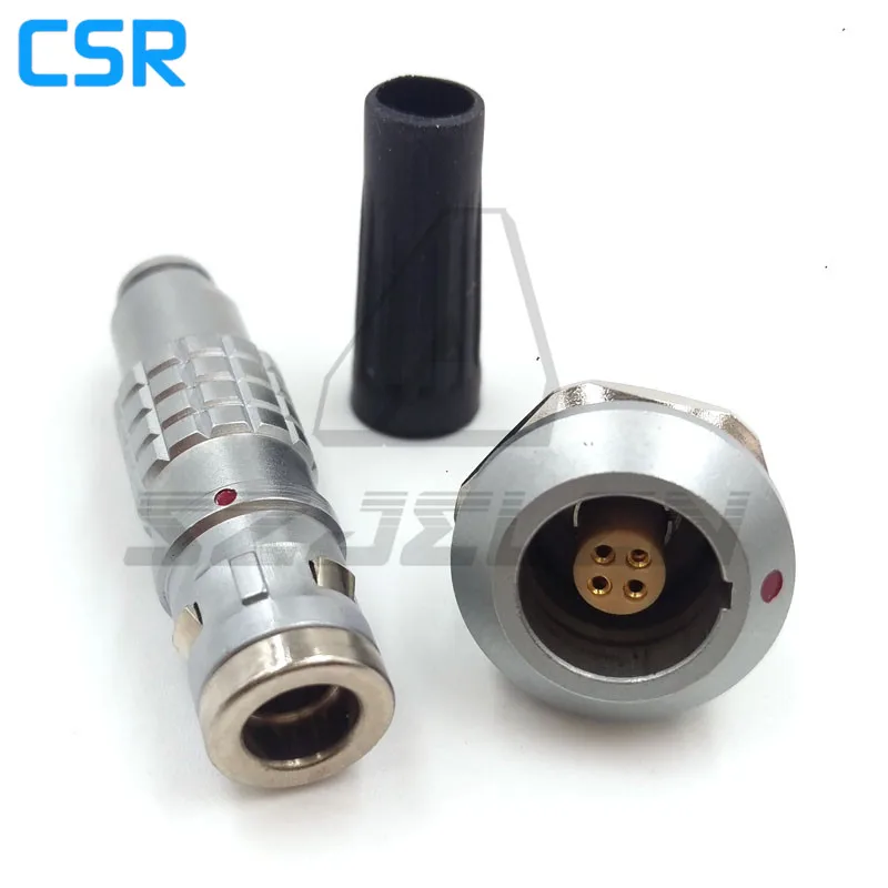 Lemo waterproof connectors 4 pin , IP68, FGG.1K.304.CLAD/EGG.1K.304.CLL ...