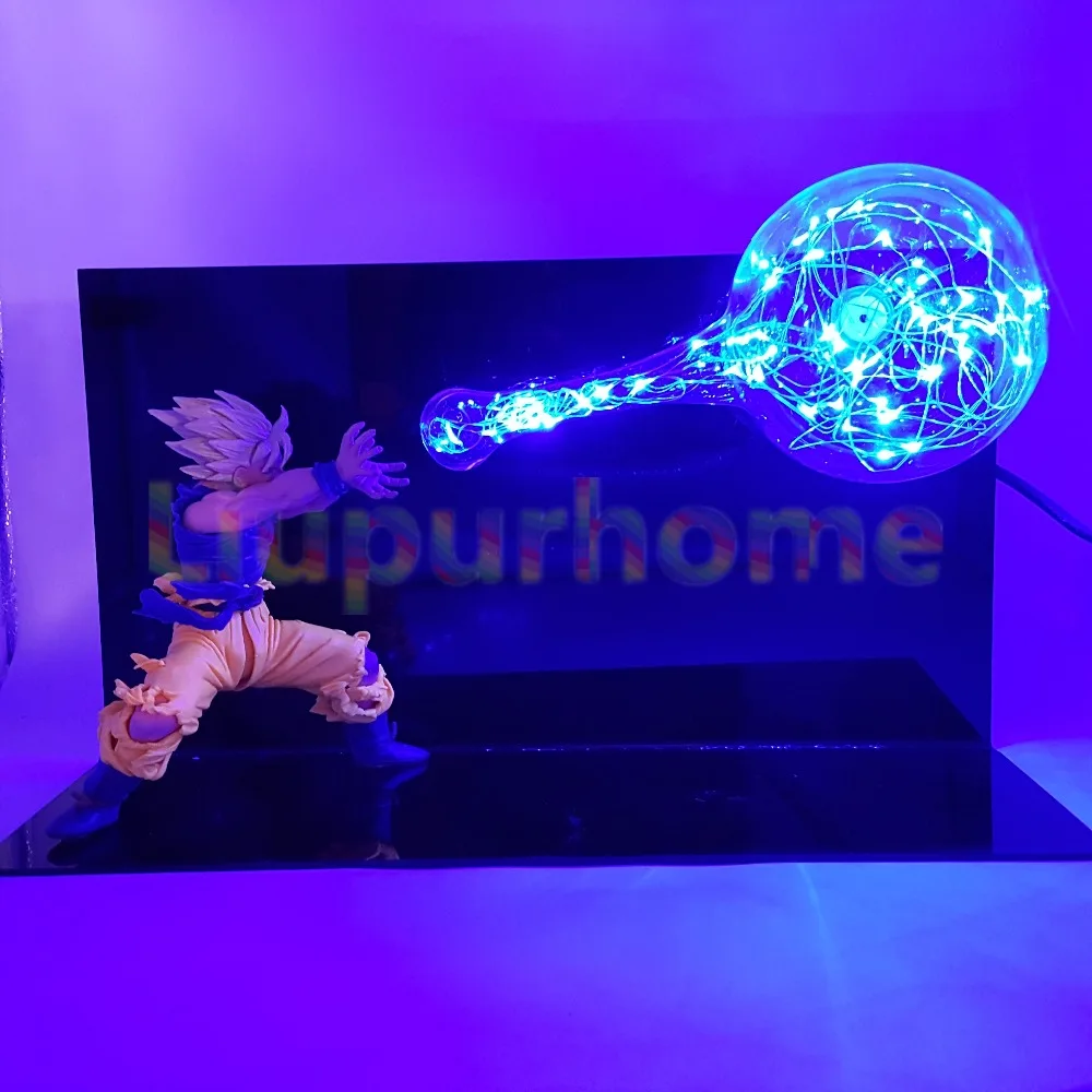 Dragon Ball Z Goku Super Saiyan Led Light Lamp Kamegameha Anime Dragon ...