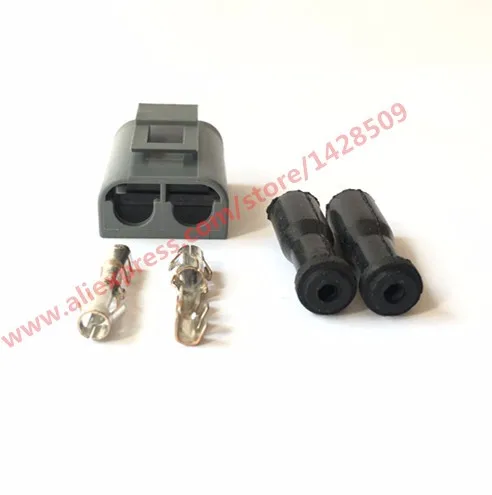 1 Set Female 2 Pin Automotive Connector With Terminals|connector ...