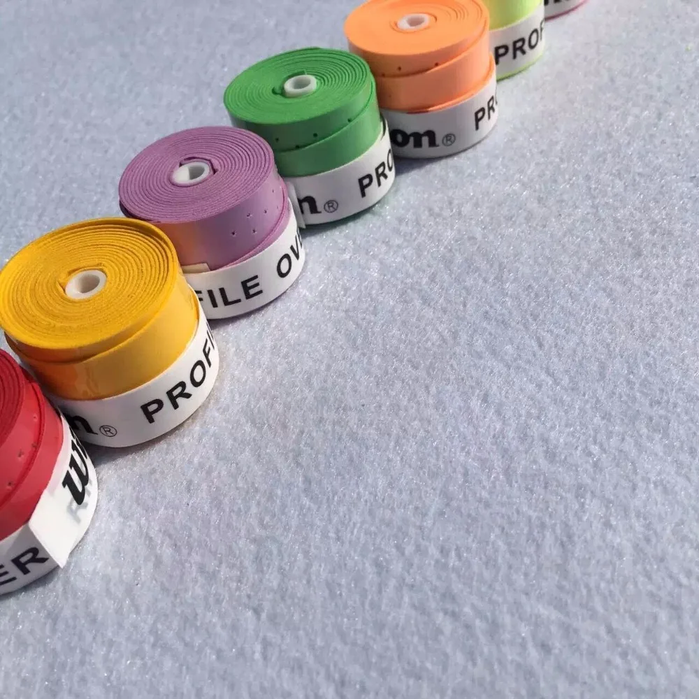 New arrival 10 pcs Quality perforated sticky feel Tennis Rackets Grips ...