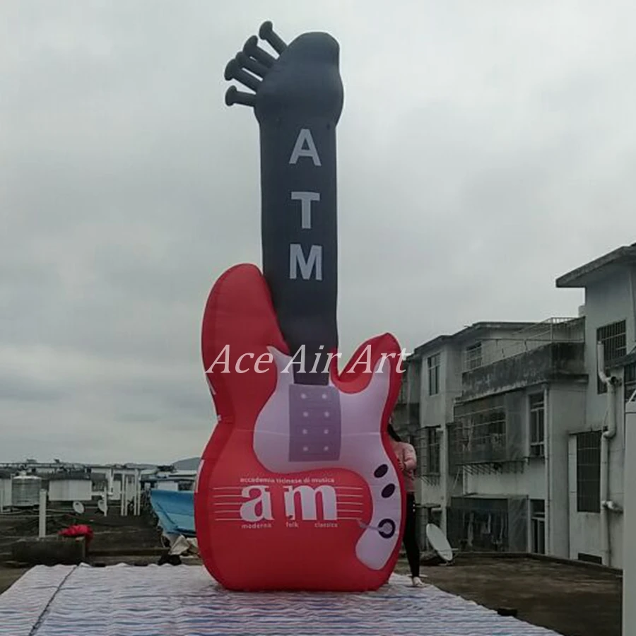 Custom Giant Inflatable Electric Guitar With Text Offered By Ace Air ...