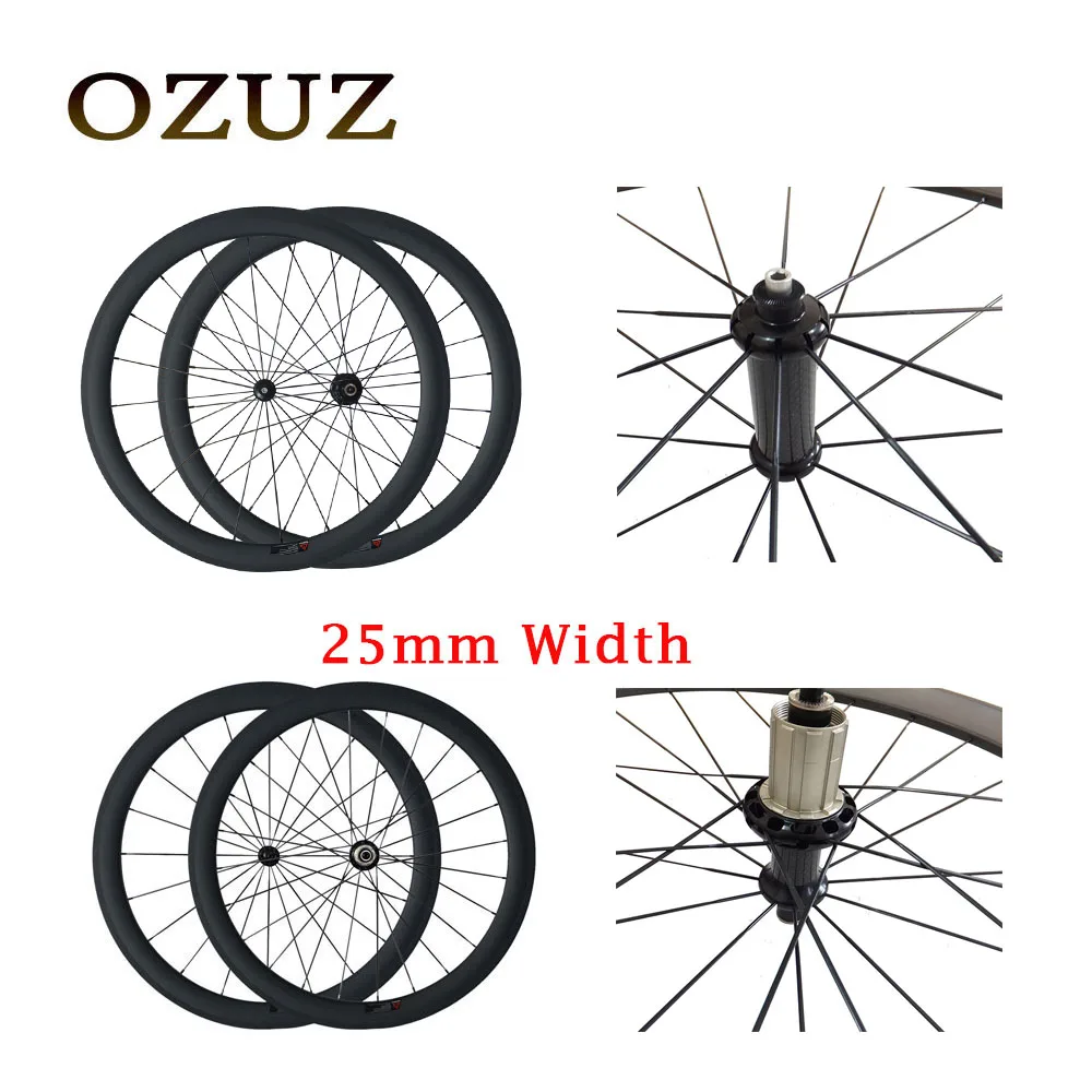 OZUZ Powerway R36 cubos de tracción recta 38 50mm ruedas de carbono 25 ...
