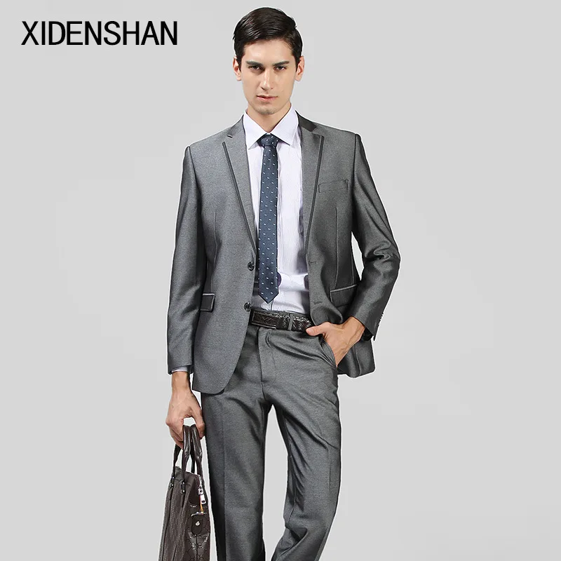 2014 Hot leisure suits men's formal wear business suits Slim Korean ...