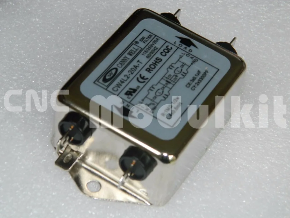EMI FILTER CANNY WELL Power Filter CW4L2 20A T EMI Filter Single Phase ...