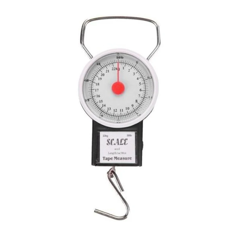 Urijk 22kg Portable Mini Dial Luggage Scale Bag Weight Blance Baggage ...