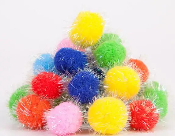 15mm shiny Pompom Craft DIY Soft sequin Pom Poms Wedding/Home ...