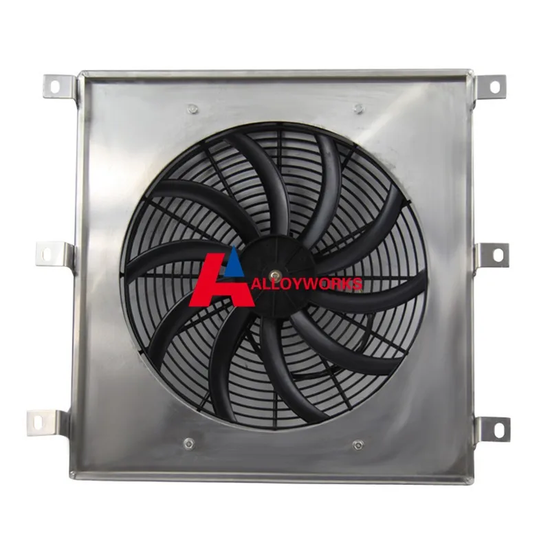 BRAND NEW Aluminum Radiator SHROUD FANS FOR 1947 1954 CHEVY TRUCK ...