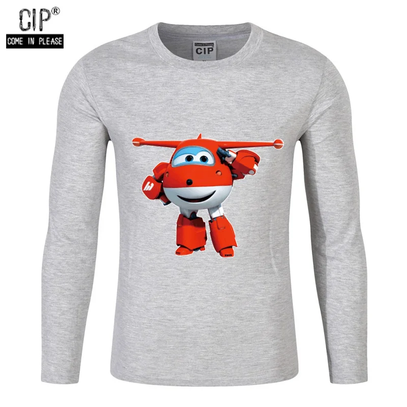 100% Cotton Super Wings Jett Anime Cartoon Figures Branded Shirts For ...