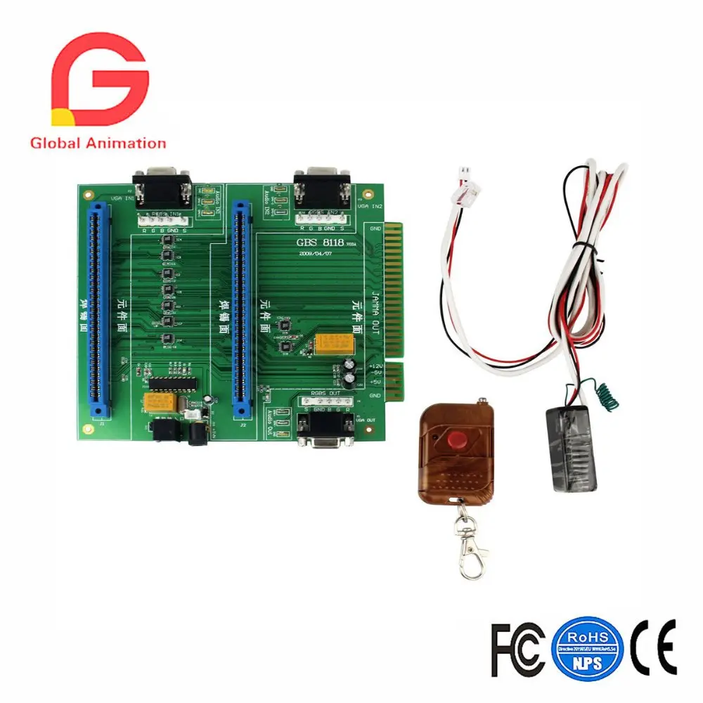 GBS 8118 Arcade Game Multi JAMMA 2 in 1 Switch Remote Control JAMMA PC ...