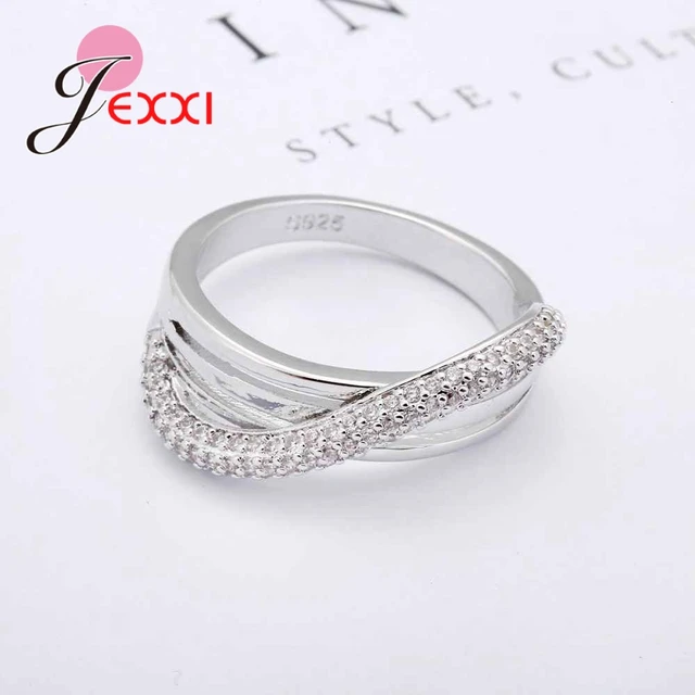 Unisilver Couple Rings Infinity