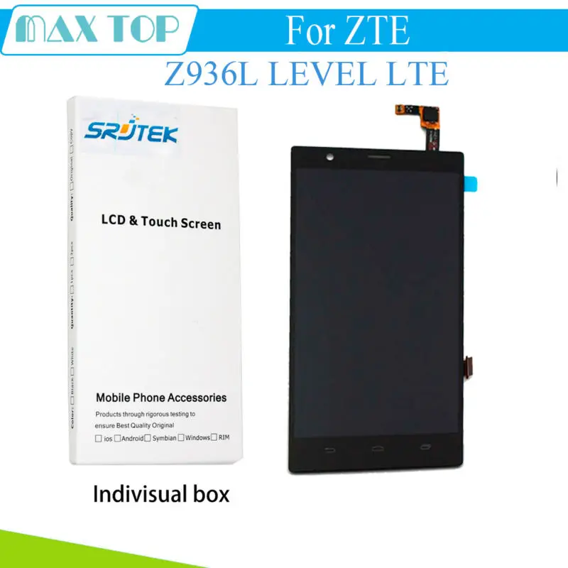 100% Tested For ZTE Z936 Z936L LEVEL LTE full LCD Display Panel with ...