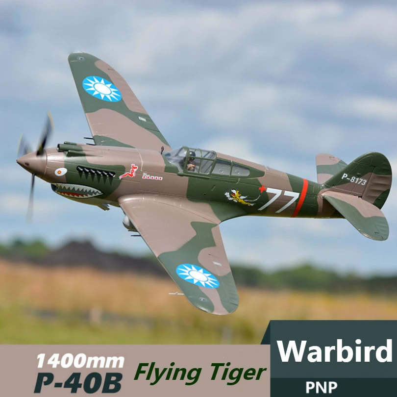 FMS 1400mm 1.4M P40 P-40 Warhawk Flying Tiger RC Airplane PNP Scale ...