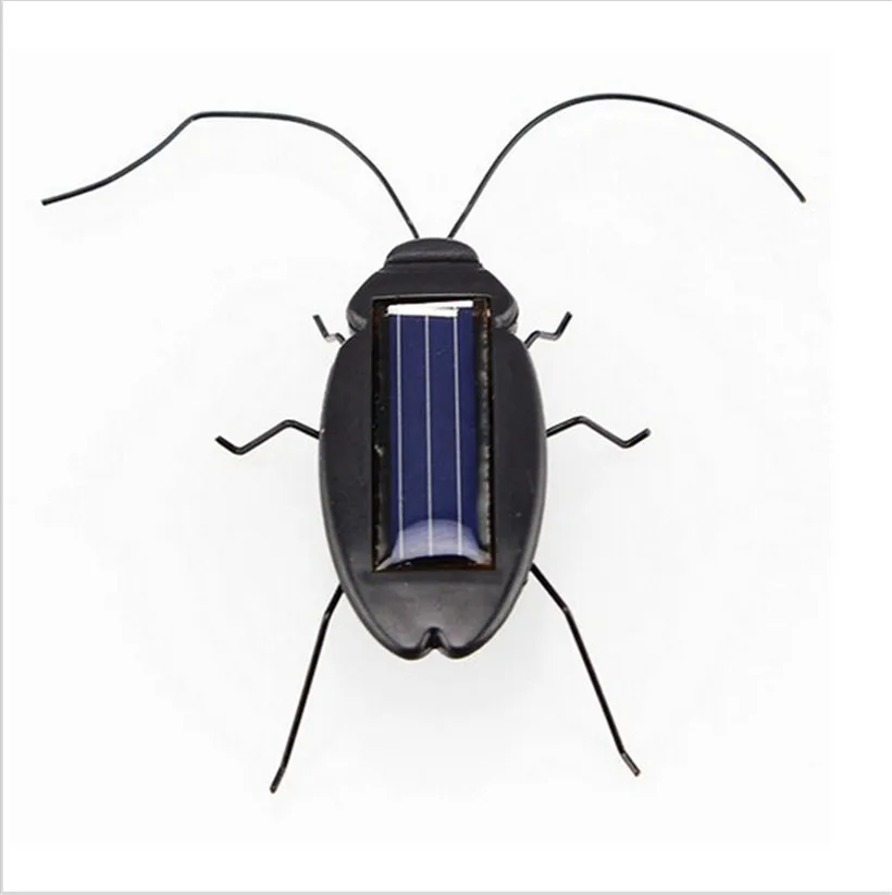 Solar Power Energy Cockroach 6 Legs Black Insect Bug Teaching Fun ...