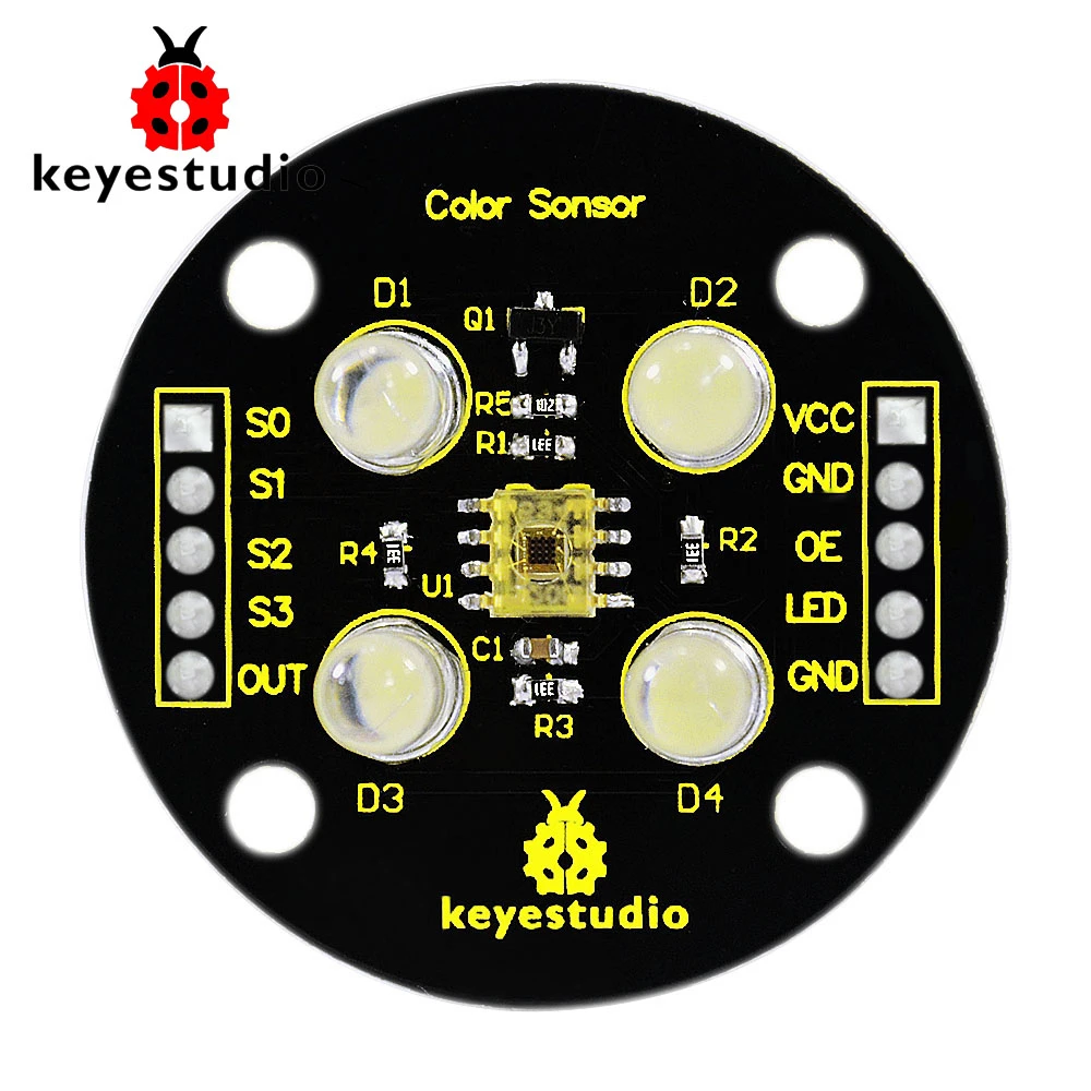 Keyestudio Tcs3200 Color Recognition Sensor Detector Module For Arduino ...