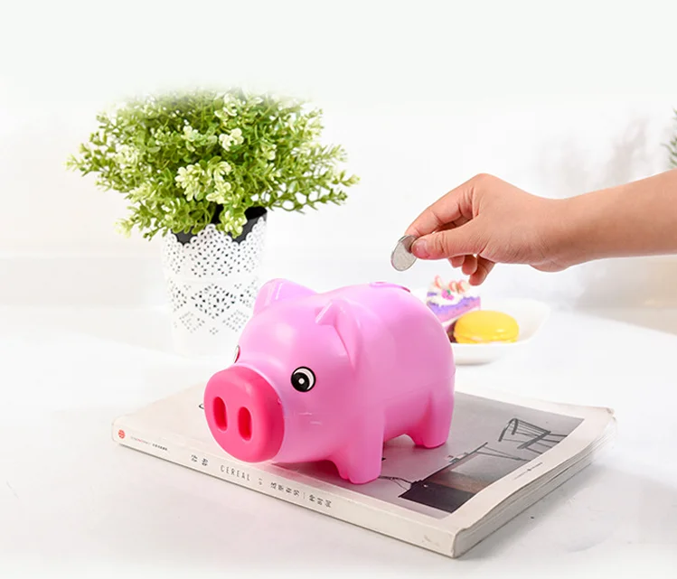 Cartoon cute pig coin crash coin box gift children save money Money ...