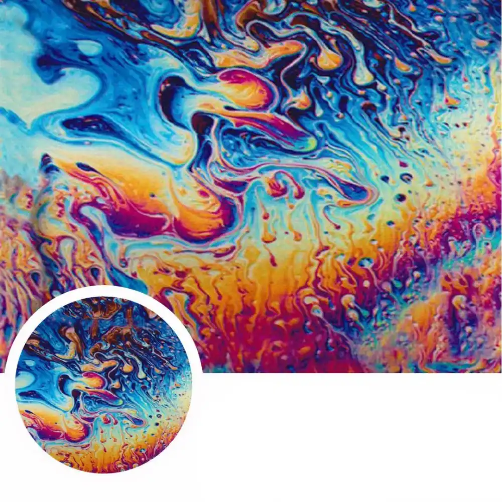 Water Transfer Film Silver & Black Hydrographic Film 50*300cm PVA Black ...