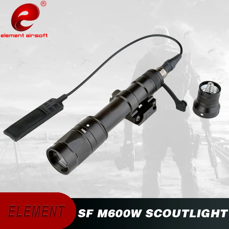 Element Tactical Flashlight M600 Surefir Airsoft Gun Light Strobe ...