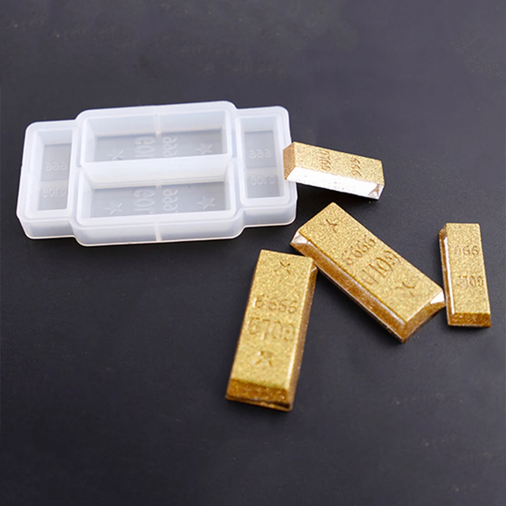 Clear-Silicone-Mold-Gold-Bar-Shaped-Mould-for-DIY-Chocolate-Soap-Cake ...
