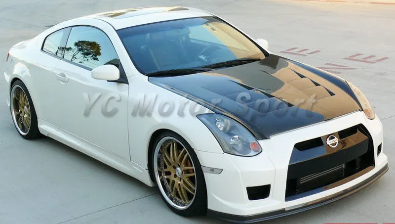 Car Accessories Frp Fiber Glass Gtr Style Front Bumper Fit For 2003 ...